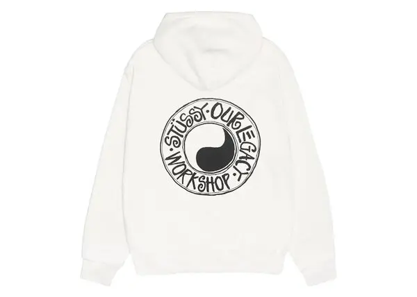 StÜssy X Our Legacy Work Shop Buana Pigment Dyed Hoodie - Natural