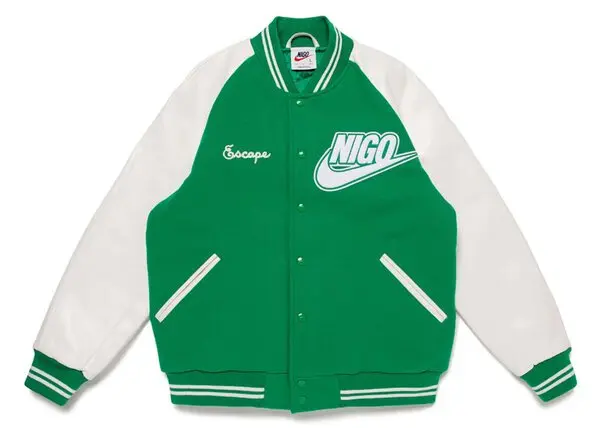 Nike X Nigo Nrg Varsity Jacket - Green