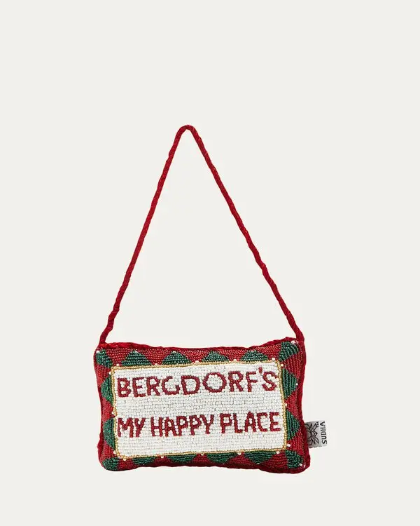 SUDHA PENNATHUR Bergdorfs My Happy Place Christmas Doorknocker