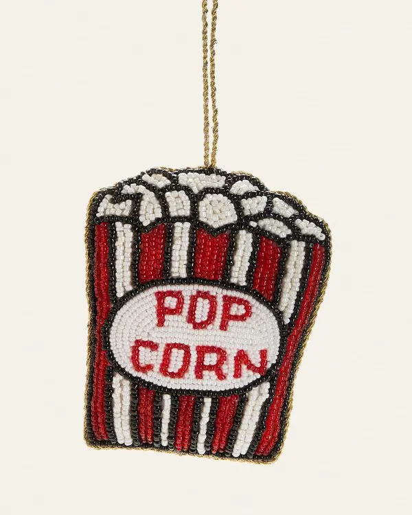 SUDHA PENNATHUR Popcorn Box Beaded Ornament