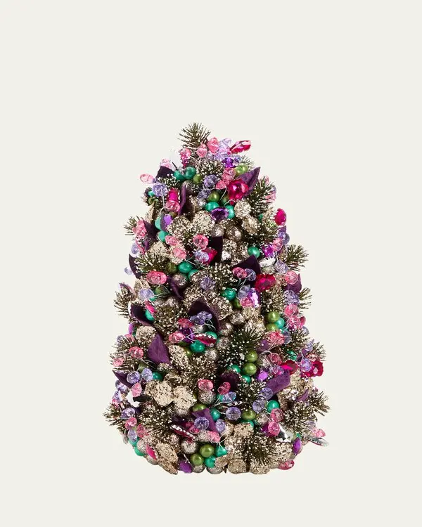SALZBURG CREATIONS Merry And Bright 12" Tabletop Tree
