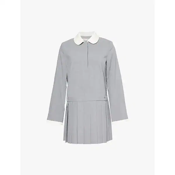 plunge cowl neck dress Veyra | Lemon Plunge Cowl-Neck Midi Dress