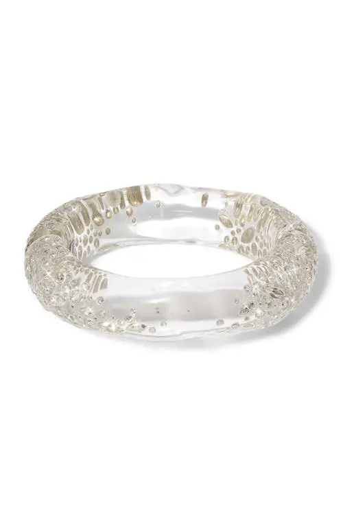 Alexis Bittar Confetti Crystal Bangle - Silver