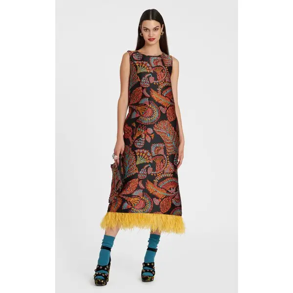 La DoubleJ Column Maxi Dress