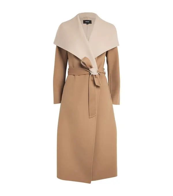 Mackage Wool Wrap Coat - Beige