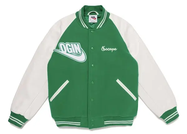 Nike X Nigo Nrg Varsity Jacket - Green