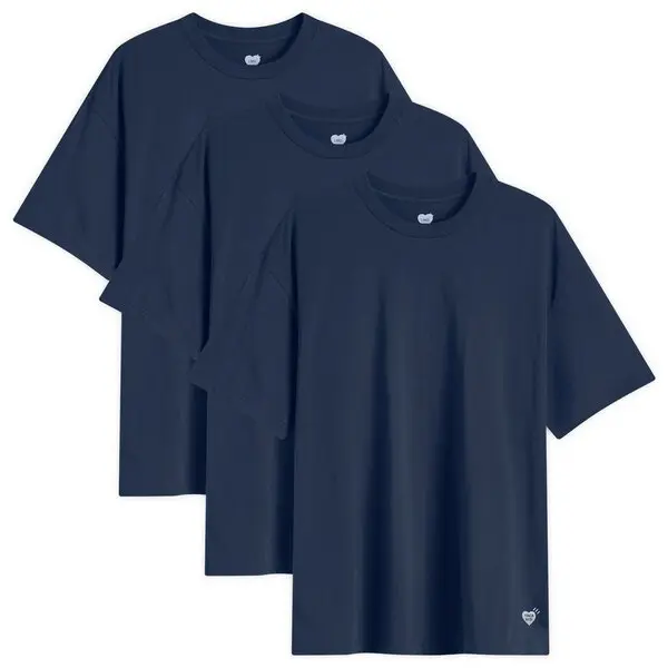 Human Made 3-Pack T-Shirt Set - Navy | Editorialist