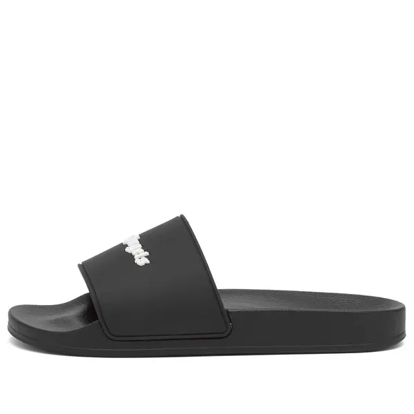 Palm Angels Classic Logo Pool Slide - Black