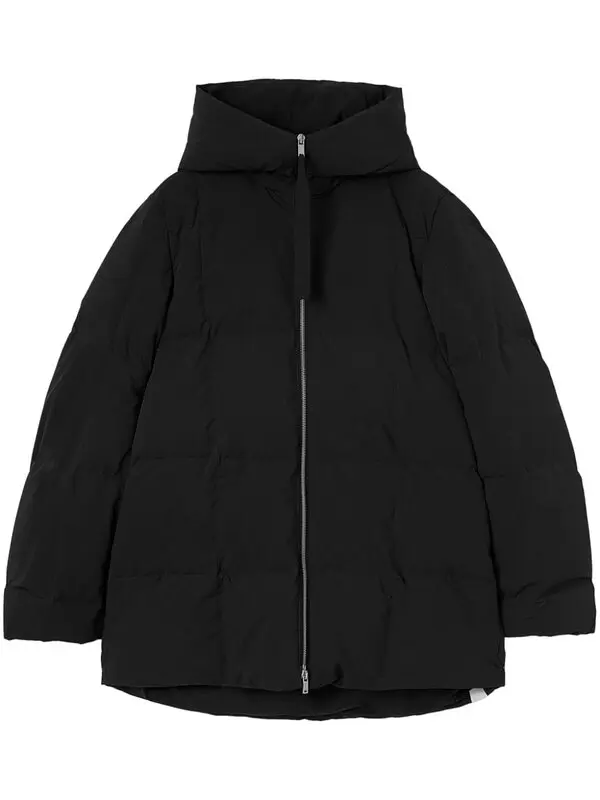 JIL SANDER Quilted Down Jacket - Black