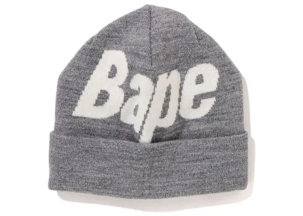 BAPE Knit Cap Beanie - Grey
