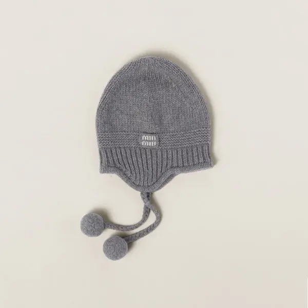 Miu Miu Cashmere Hat - Grey