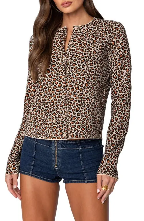 EDIKTED Print Cardigan