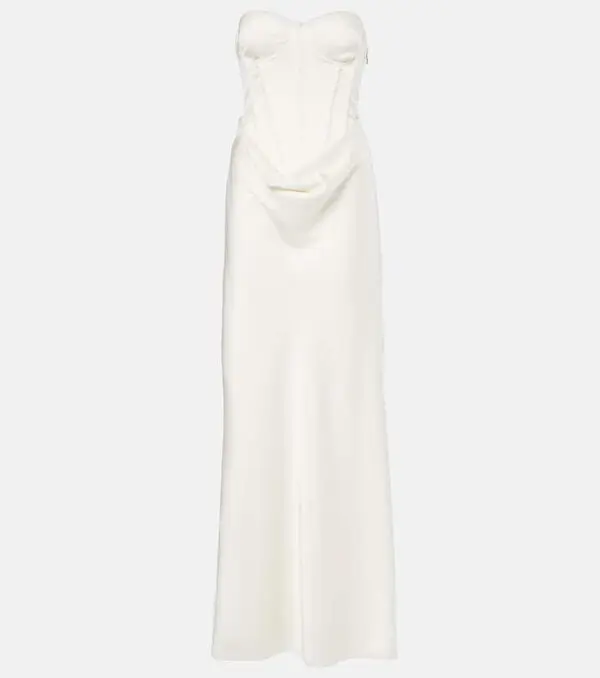 Remain Birger Christensen Bridal Embellished Satin Corset Dress