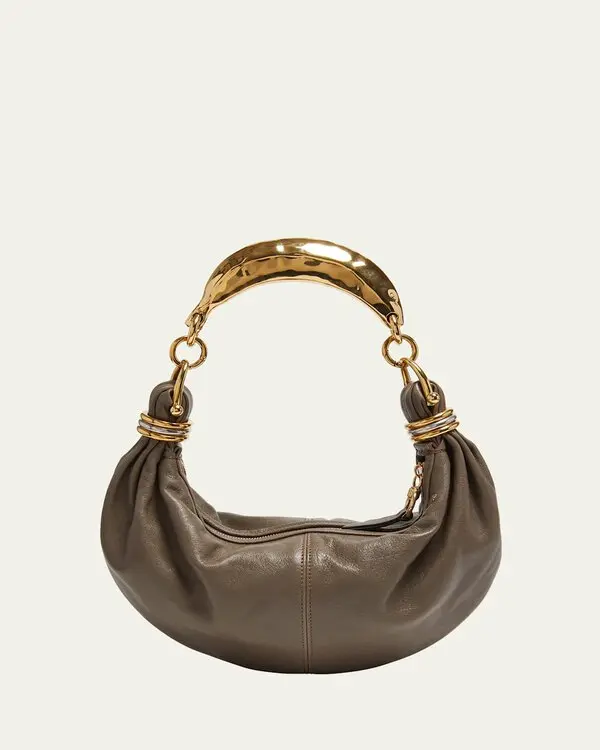 Chloé Bracelet Banana Shoulder Bag - Flannel Grey