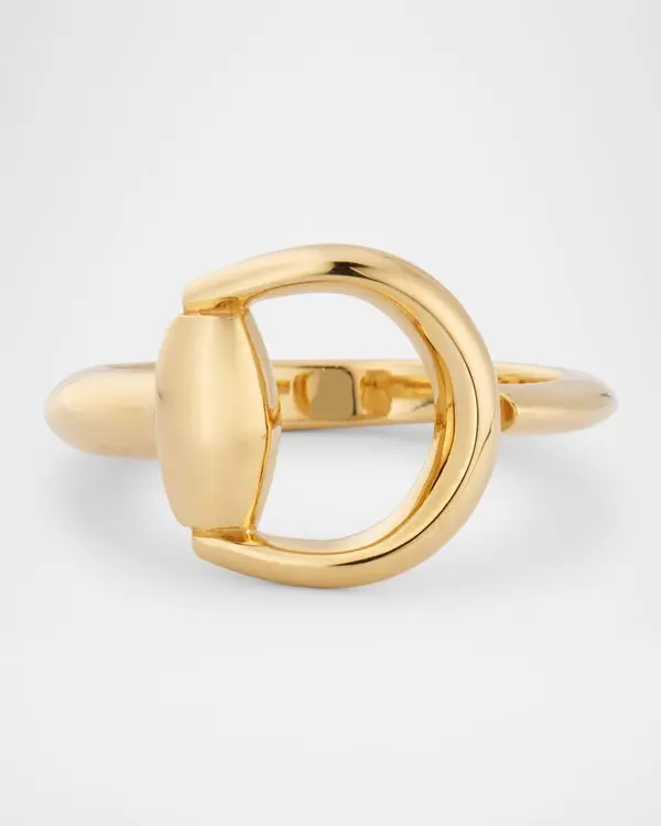 Gucci Horsebit Ring, 13mm - Yellow