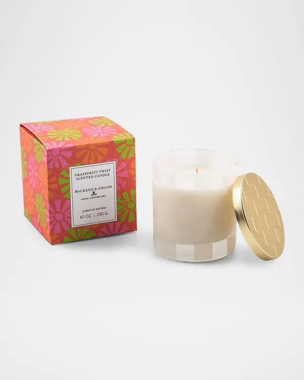 MACKENZIE-CHILDS Grapefruit Twist Candle, 8 Oz