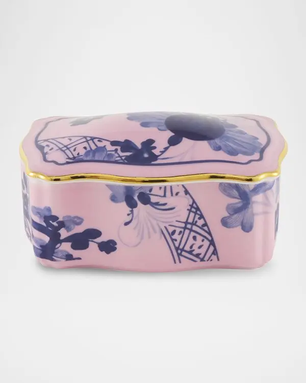 GINORI 1735 Oriente Italiano Trinket Box - Azalea