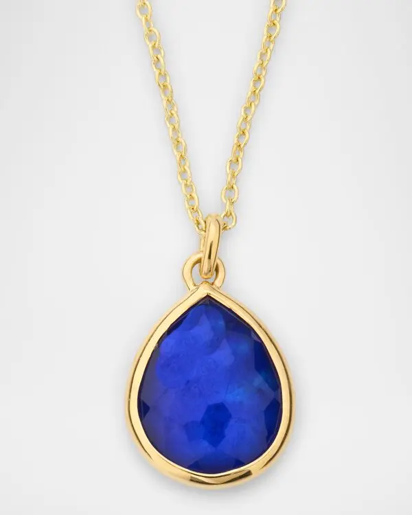 Ippolita Rock Candy Mini Teardrop Pendant Necklace - Lapis