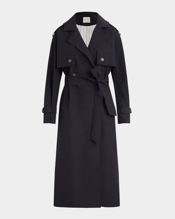 FAVORITE DAUGHTER The Charles Trench Coat - Night Sky