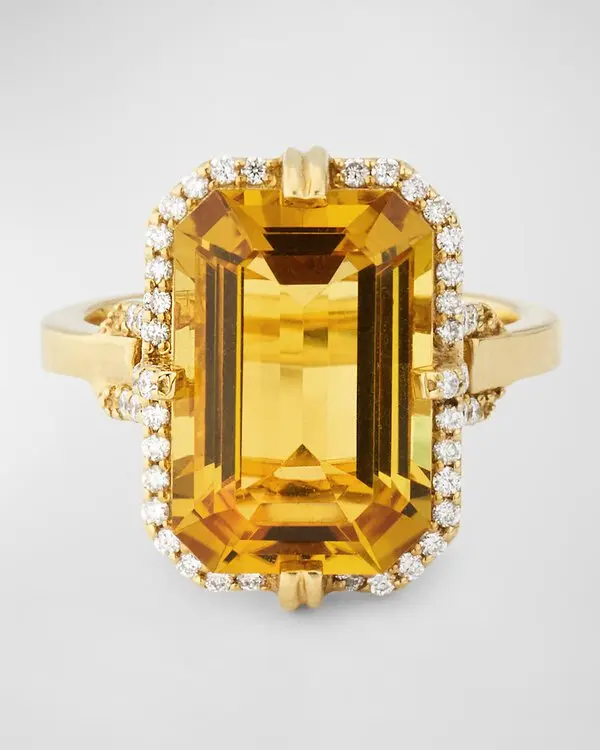 Goshwara Gossip Emerald Cut Ring
