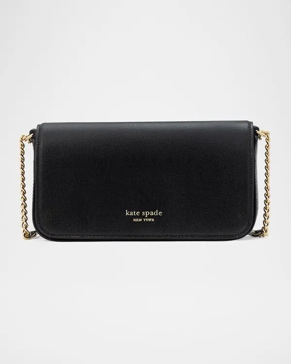 Kate Spade New York Devin Flap Crossbody Bag - Black
