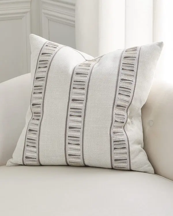 D.V. KAP HOME Hera Decorative Throw Pillow, 24 Sq