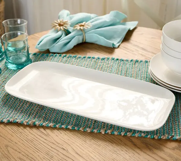 HOME REFLECTIONS 15'x8' Rectangular Porcelain Seving Platter