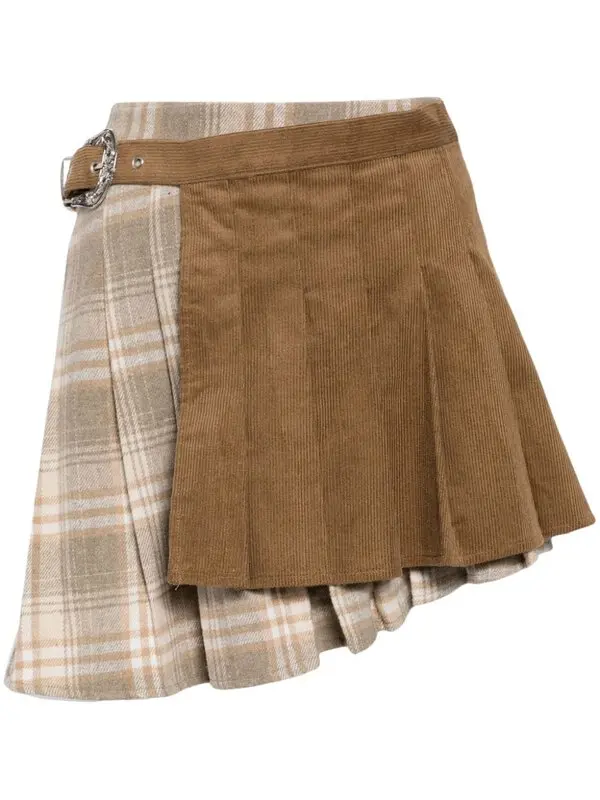 MUSIUM DIV. Asymmetric Panelled Skirt