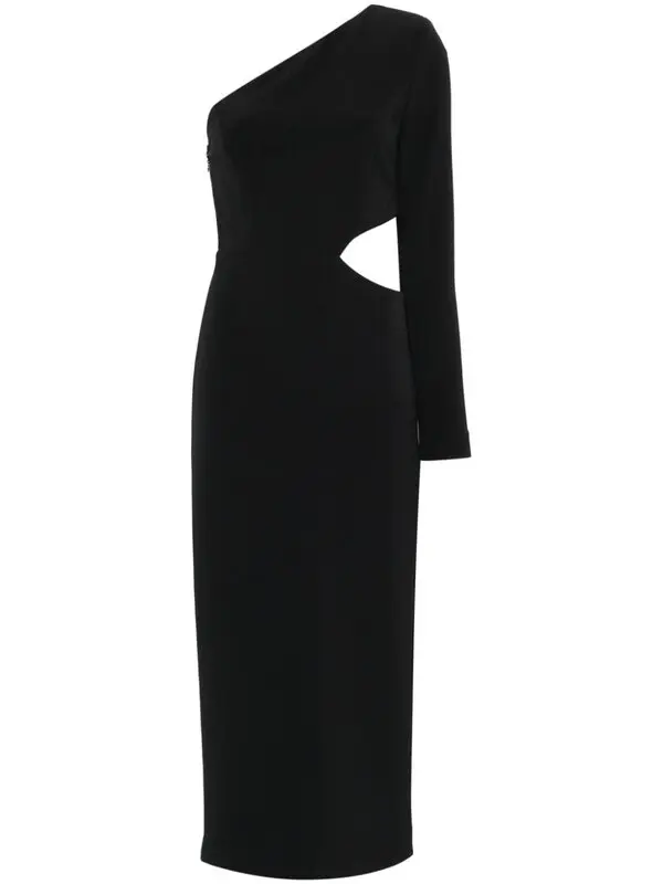 TWINSET One-shoulder Midi Dress