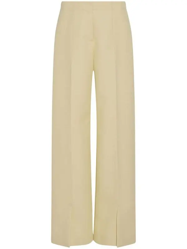 Rosetta Getty Slit Hem Trousers - Neutrals