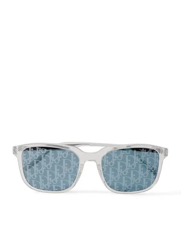 Dior Diortag Su Square-frame Sunglasses - Neutrals