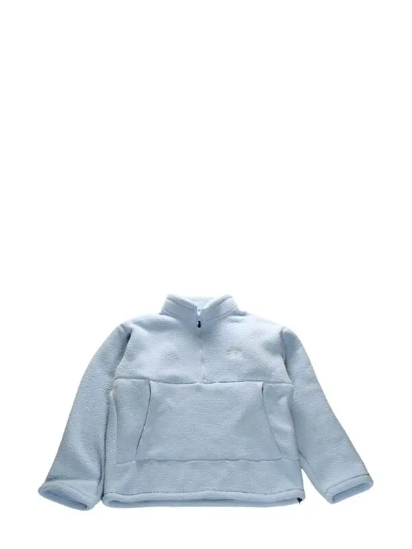StüSsy Half-Zip Polar-Fleece Sweatshirt Blue Editorialist
