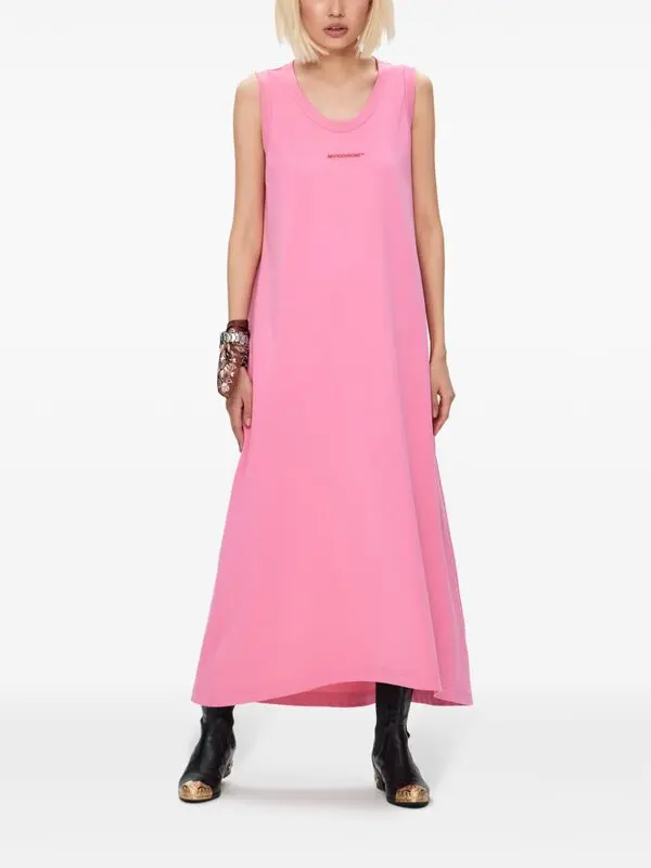 Monochrome Dione Sunset Midi Dress - Pink | Editorialist