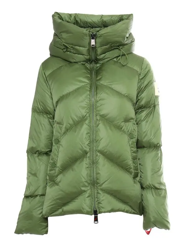 AFTER/LABEL Short Duvet Down Jacket - Green