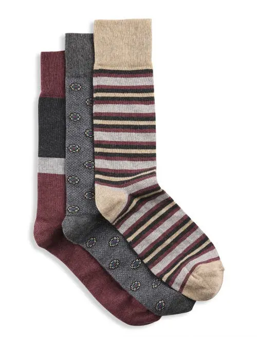 SYNRGY BY DXL Big & Tall Classic Socks 3-pack