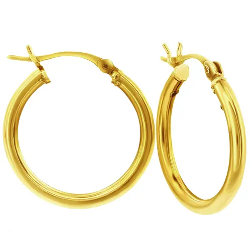 DONATELLO GIAN Name' 14k Hoop Earrings