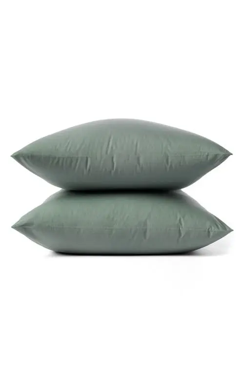 COYUCHI 300 Thread Count Organic Cotton Percale Pillowcases - Juniper