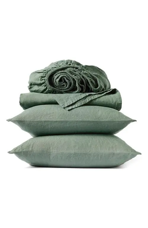 COYUCHI Relaxed Organic Linen Pillowcases - Juniper