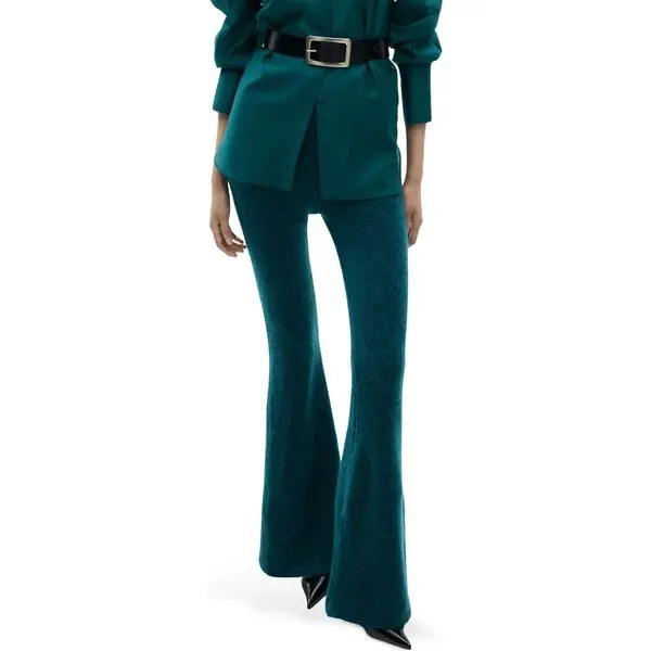 Mango Flare Knit Pants