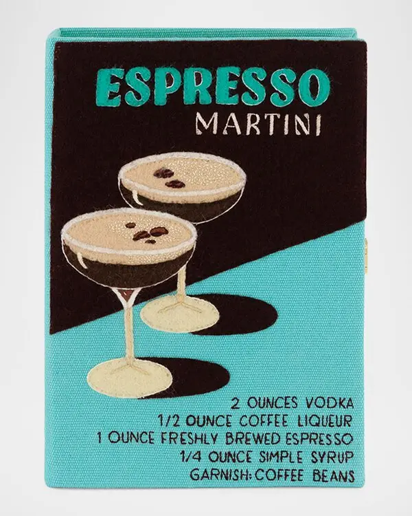 OLYMPIA LE-TAN Espresso Martini Book Clutch