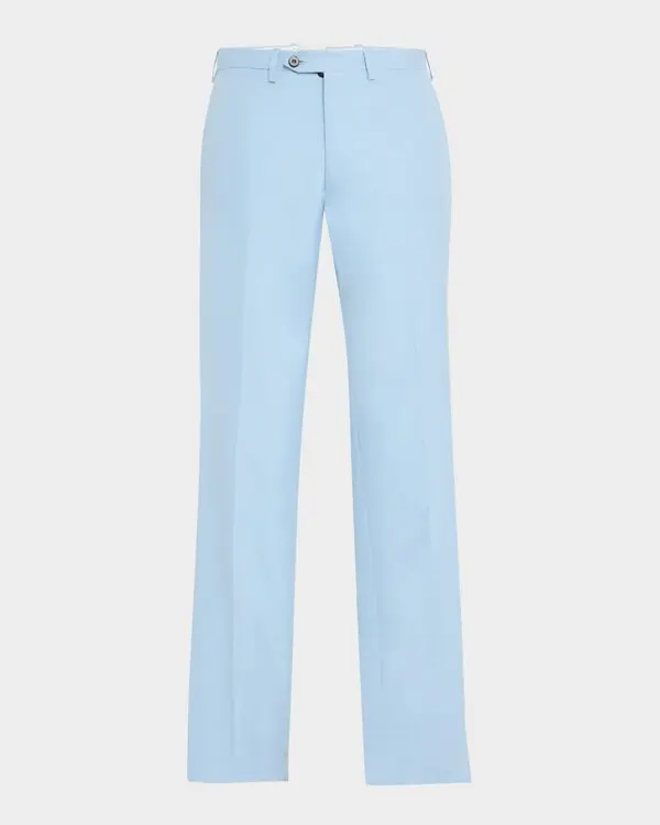 Kiton Flat-front Twill Pants
