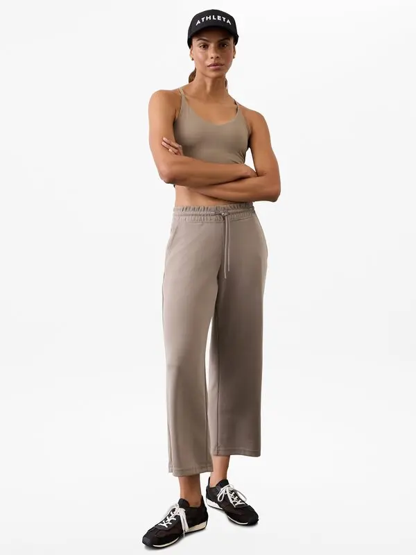 Athleta Seasoft Mid-rise Straight Crop - Pyrite