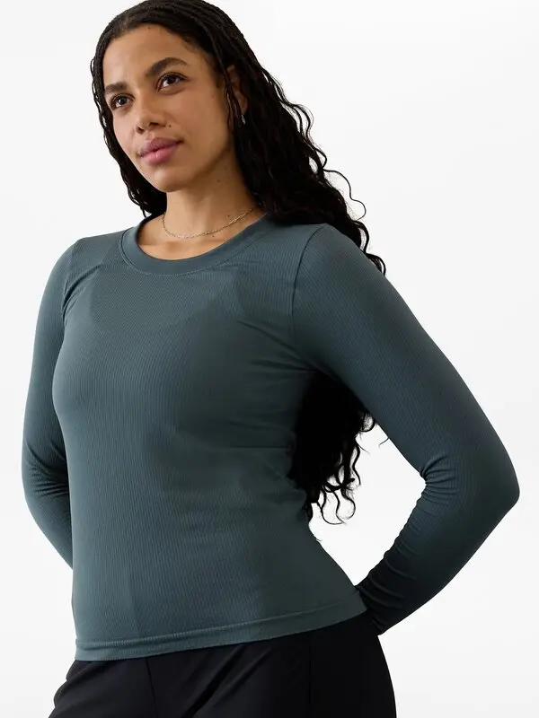 Athleta Renew Seamless Crewneck Top - Eden