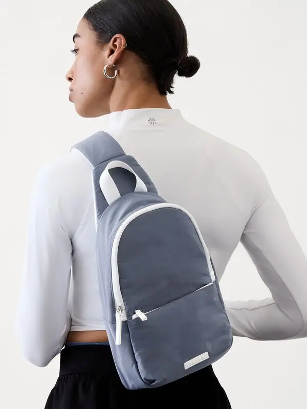 Athleta All About Sling Bag - Shadow Blue