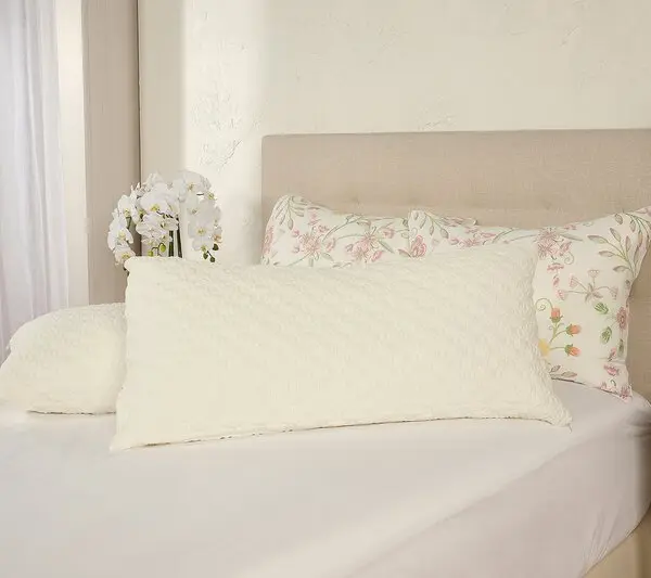 HOME REFLECTIONS Set Of 2 Hybrid Foam & Down Alt Pillows-kg