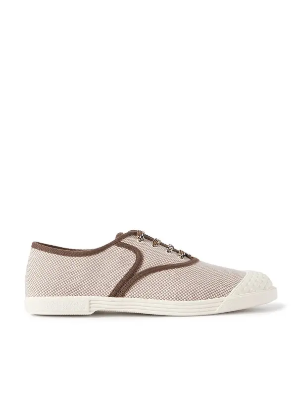 Valentino Garavani Bay Bay Checked Sneakers