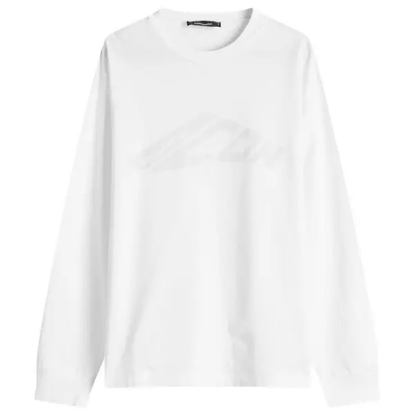Dsquared2 Icon Loose Fit Long Sleeve T-shirt - White