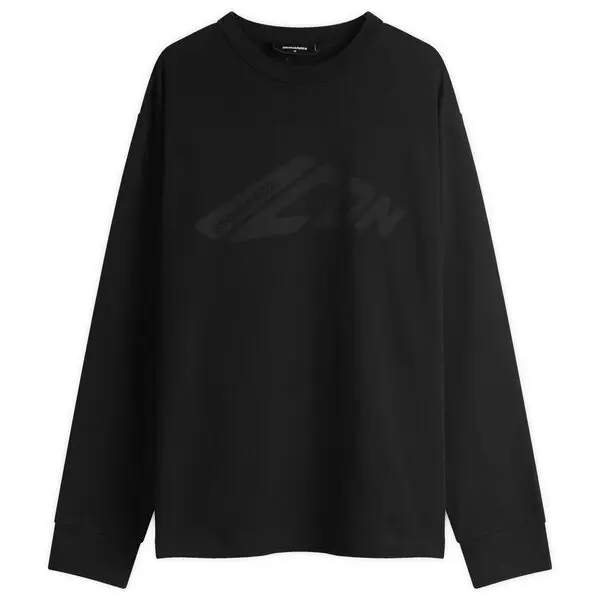 Dsquared2 Icon Loose Fit Long Sleeve T-shirt - Black