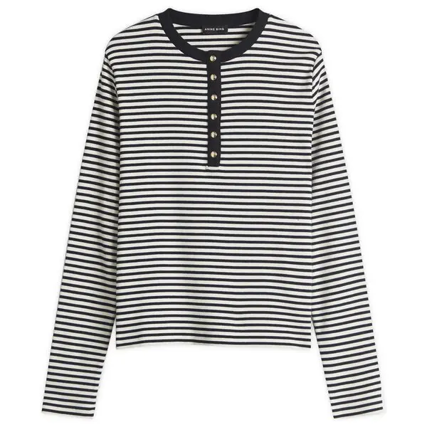 ANINE BING Alessia Long Sleeve T-shirt - Multi