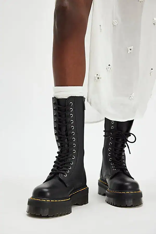Dr. Martens 1b99 Quad Lace-Up Boots In Black - 57% Off | Editorialist